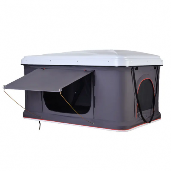 Tente de toit à coque rigide rectangulaire - Drôme remorque